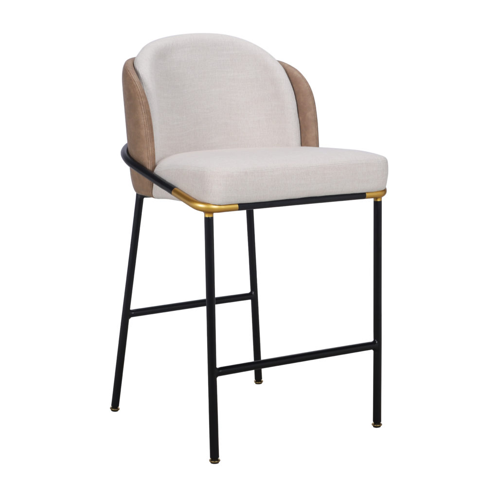 KESTREL BAR CHAIR BEIGE BROWN VB008 - Sedgars Home