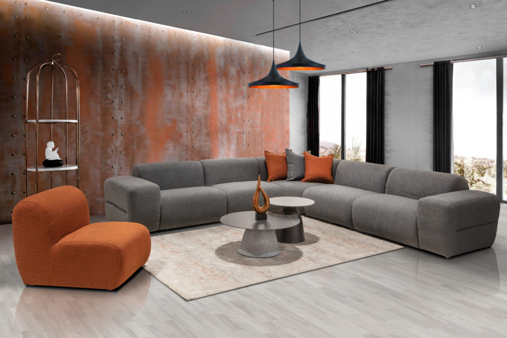 PEARL LOUNGE SUITE WITH SLIPPER CHAIR - Sedgars Home